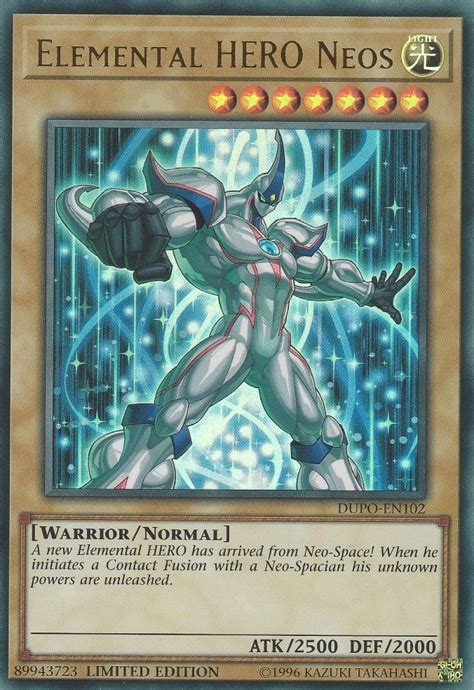 Elemental Hero Neos Yugipedia Yu Gi Oh Wiki