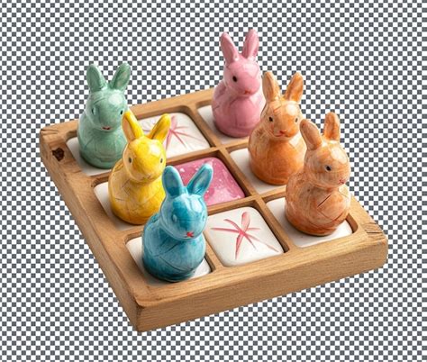 Premium Psd Beautiful Tic Tac Toe Game Isolated On Transparent Background