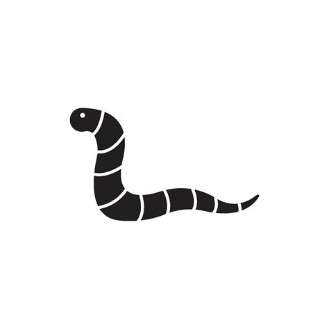 Worm Icon Vector 39578844 Vector Art At Vecteezy