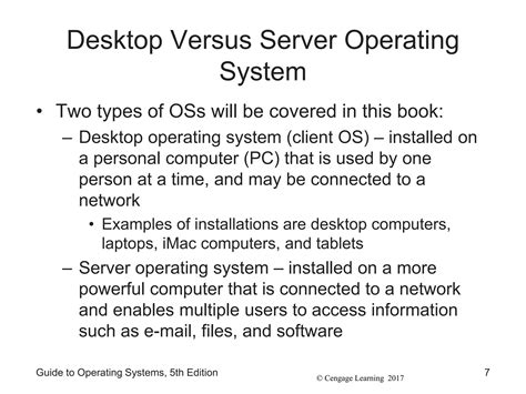 Chapter 1 Operating Systems Fundamentals Ppt