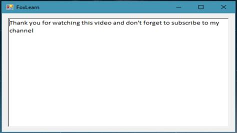 C Tutorial Drag And Drop Text Files Into A Richtextbox Foxlearn Youtube