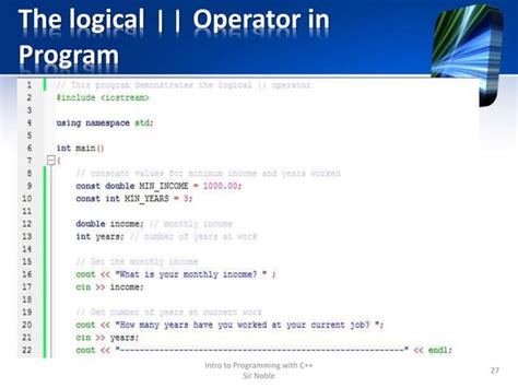Lecture 3 Control Structures I PPT
