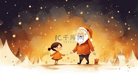 圣诞老人卡通37插画图片 千库网