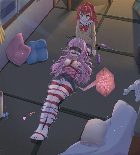 Rule 34 2girls Absurdres Aceblitz Arm At Side Arms Behind Back