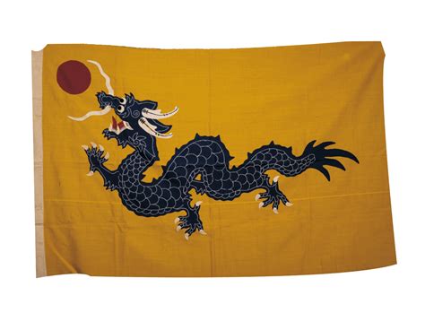 Digitalized Pre Factory Standardized Qing Flag First Time