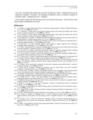 Verification Of Dynamic Relaxation Dr Method In Isotropic Orthotropic And Laminated Plates