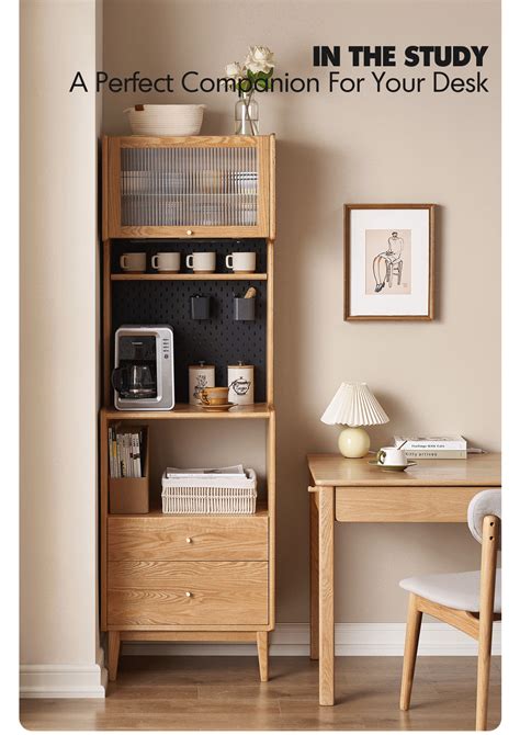 Scandinavian Oak Wood Kitchen Cabinet Hemu Loft Home