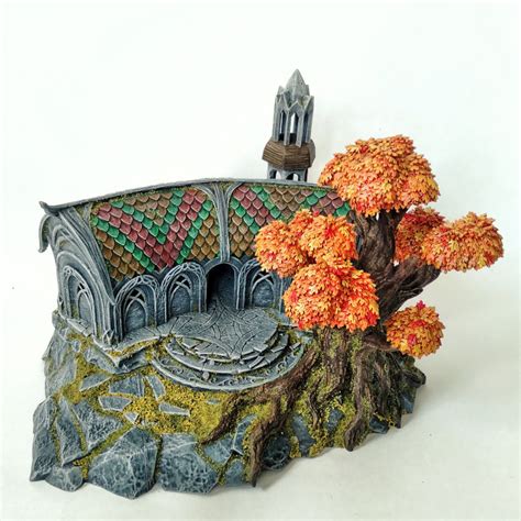 D Printable Elven Mansion By The Mines