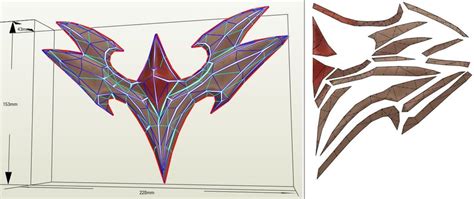 Immortalised Legend Ahri Cosplay Template Pepakura For Cosplay