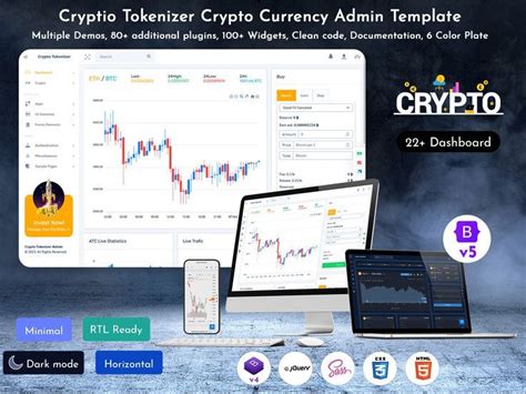 Crypto Dashboard Admin Template Dashboard Template Clean Code Sample Paper Webdev Admin