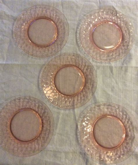Pink Depression Glass Plates Antique Price Guide Details Page