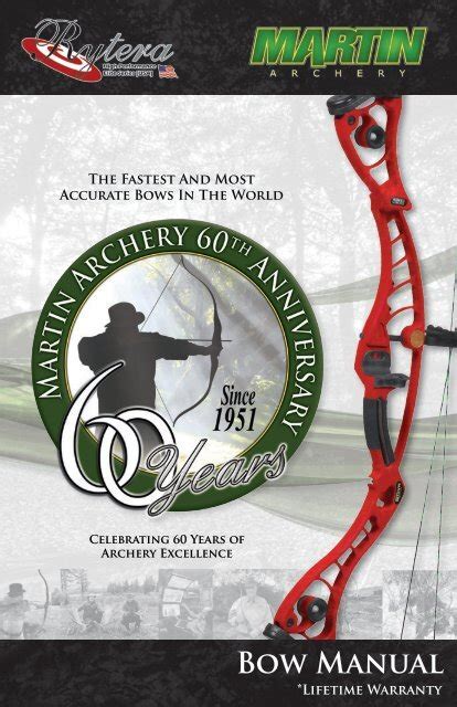 Bow Manual Martin Archery