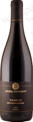 2020 Klingenberg Schloßberg Spätburgunder Trocken Fass 01 From Weinbau Bernard Wein Plus