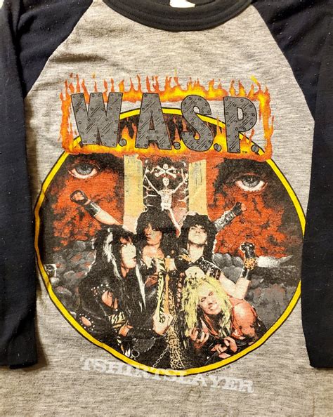Wasp Winged Assassins Tour Jersey 1985 Tshirtslayer Tshirt And