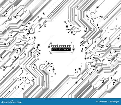Abstract Background Circuit Board Texture Stock Vector Illustration Of Energy Backdrop