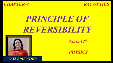 Principle Of Reversibility Chapter 9 Ray Optics Class 12 Physics