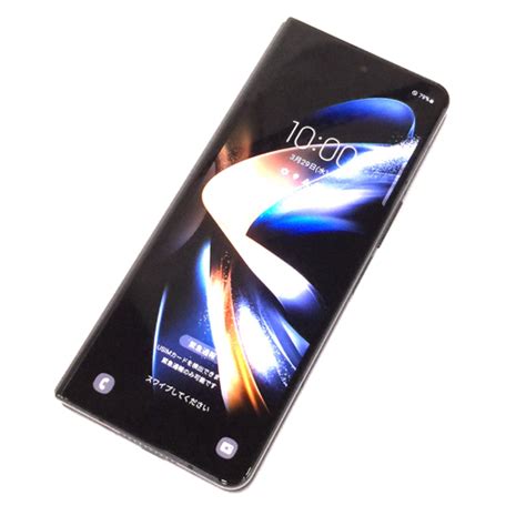 全体的に状態が悪い海外版SIMフリー SAMSUNG Galaxy Z Fold4 5G SM F936N 256GB ブラック スマホ