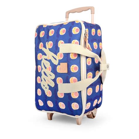 Valise Collaboration Hello Simone X Jojo Factory Bleu Roi Jojo