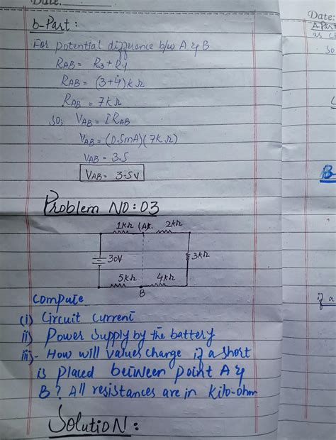SOLUTION Circuit Current Divider Voltage Divider Rule Problems Studypool