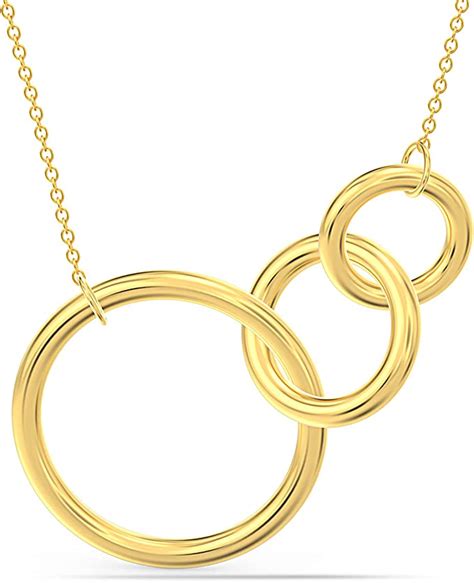 Lecalla Buy 925 Sterling Silver Interlocking Infinity 14k Gold Plated