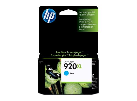HP 920XL Cyan High Yield Original Ink Cartridge (CD972AN) - HP Store Canada