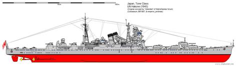 Tone Class Heavy Cruiser 1945 By Ijnfleetadmiral On Deviantart