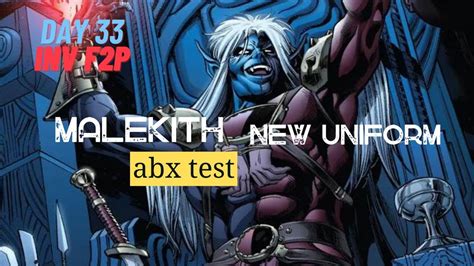 Malekith War Of The Realms ABX Test Day 33 Inv F2P Marvel Future