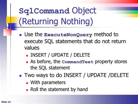 Introduction To Database Processing With Adonet Ppt Download