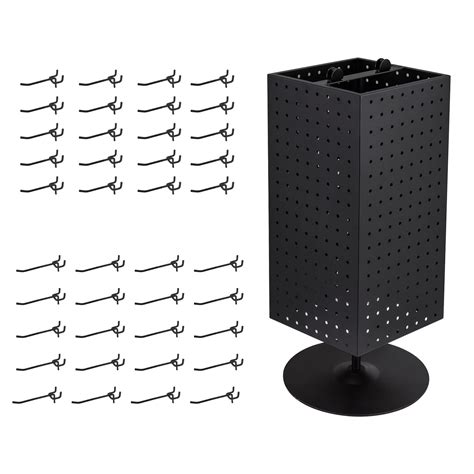 Buy Display Pegboard Display Stand 4 Sided Revolving Display For Retailcounter Top Peg Display