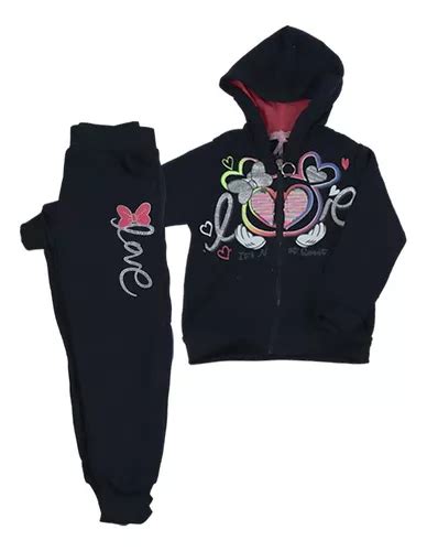 Conjunto Polar Completo Buzo Con Capucha Minnediseño Bkx 158 Cuotas