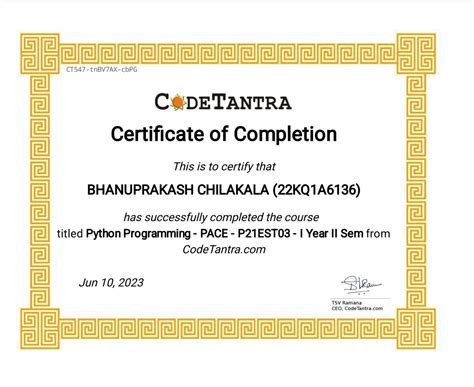 Bhanu Prakash Chilakala On Linkedin Codetantra Paceits