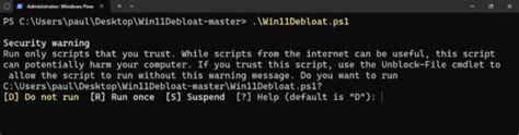 hands on with win11debloat