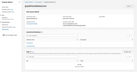 Use Amazon Athena To Query Data Stored In Google Cloud Platform AWS Big Data Blog