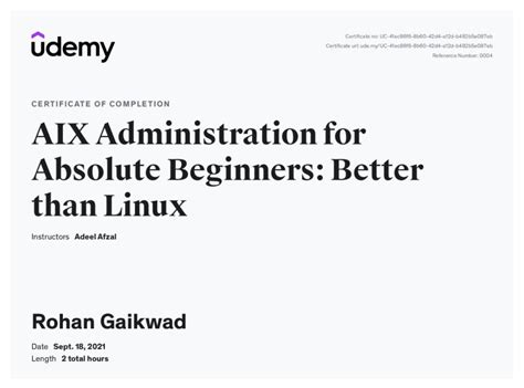Rohan Gaikwad On Linkedin Aix Administration Unix Linux Ibm