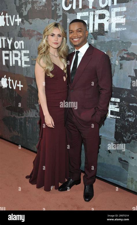 New York Usa 09th May 2023 L R Chloe Breen And Xavier Clyde Attend