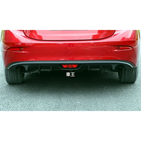 【車王小舖】馬自達3 All New Mazda3 馬3 M3 大包 小包 後包圍 後下巴 後保桿 蝦皮購物