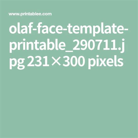 Template Printable Face Template Templates