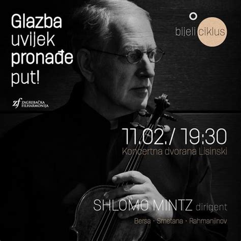 Shlomo Mintz Conducts The Zagreb Philharmonic Orchestra On Its