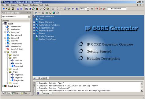 IP CORE Generator Help