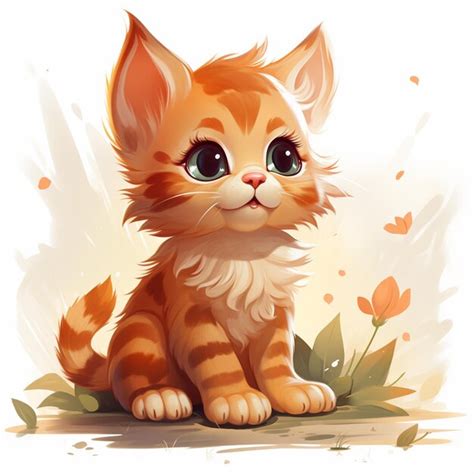Premium Ai Image Kitten Vector Png