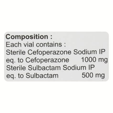 Buy Suctum Cf Injection 1 S Online At Upto 25 Off Netmeds