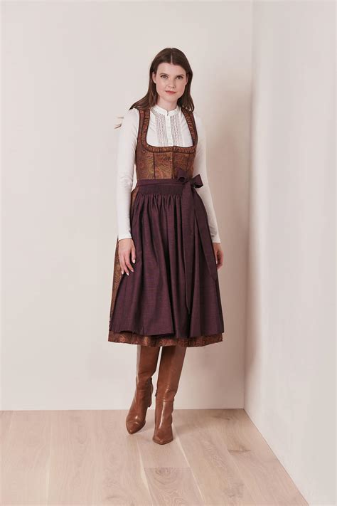 Dirndl Aria 70cm In Orange Im Julia Trentini Online Shop