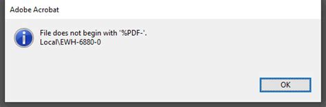 c file does not begin with pdf error when trying to load a