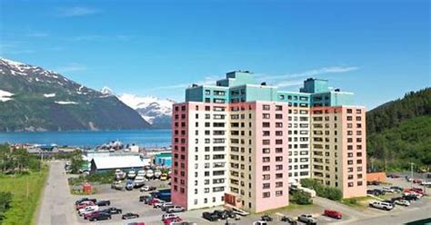 Wittier Alaska The Whole Town Lives In This Building Its Their City