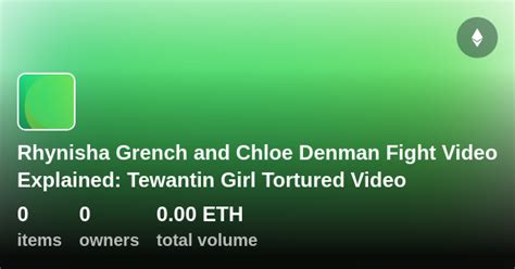 Rhynisha Grench And Chloe Denman Fight Video Explained Tewantin Girl