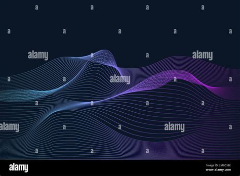 Data Visualization Dynamic Wave Pattern Vector Stock Vector Image And Art