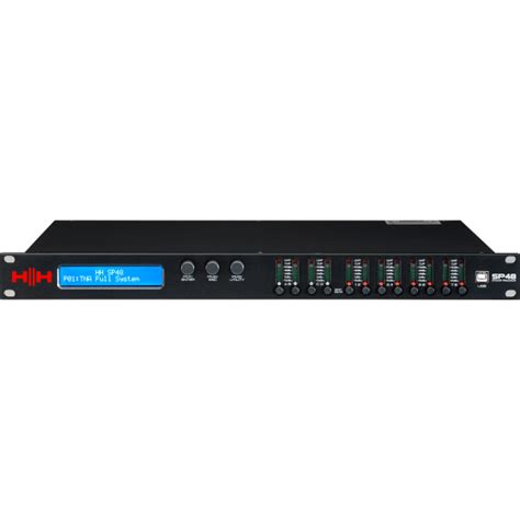 digital loudspeaker management processor 4 in 8 out audio source