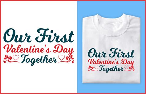 Our First Valentines Day Together Graphic By As Ashik · Creative Fabrica
