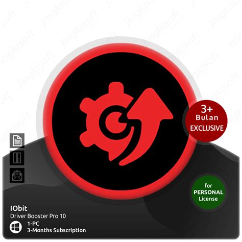 Promo Iobit Driver Booster Pro Original Exclusive Months Pc Diskon Di Seller