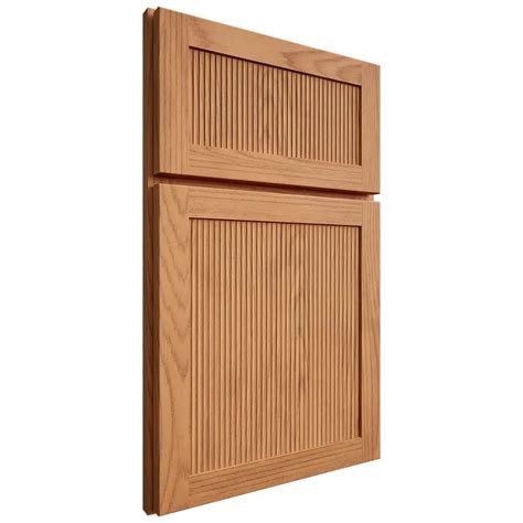 Shiloh Cabinetry Reeded Malibu Red Oak Cabinets Contemporary Full